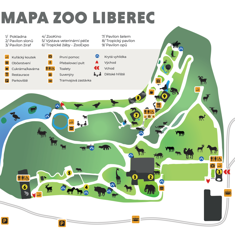 Fotogalerie – Zoologické zahrady v ČR